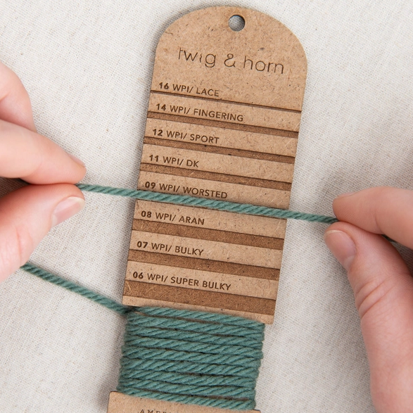 Wraps Per Inch Tool – Unwound Yarn